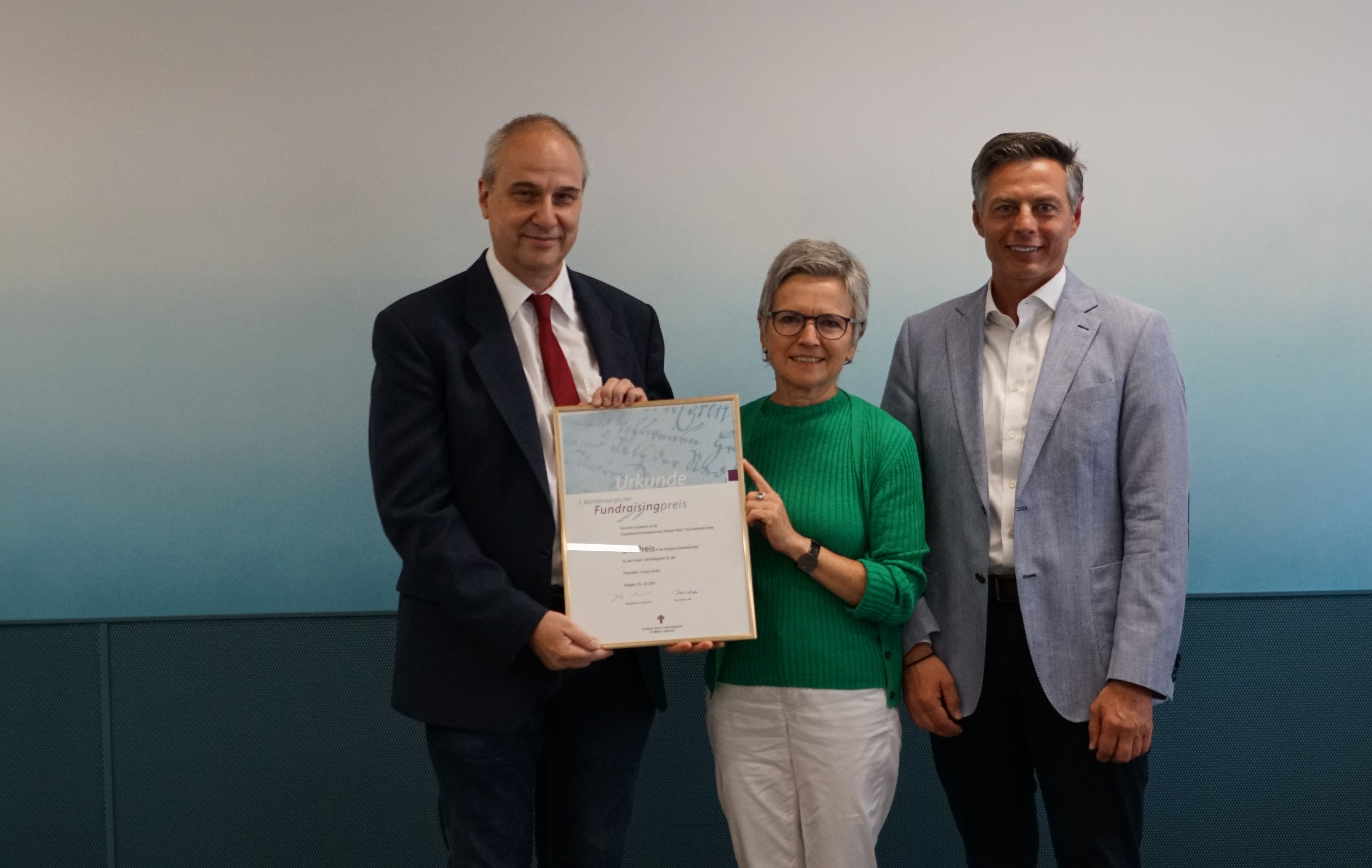 7. Fundraising-Preis der Landeskirche